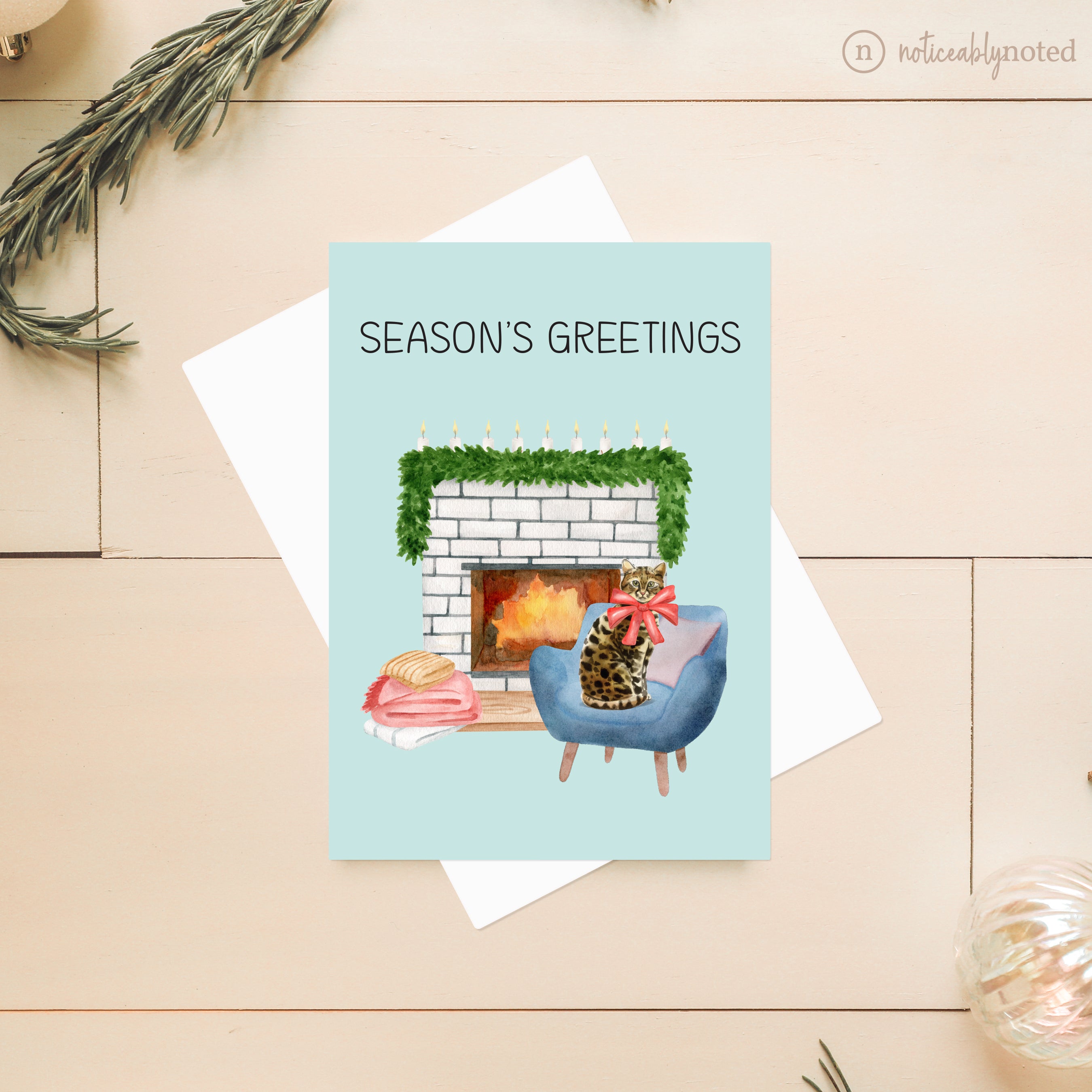 Bengal Cat Christmas Cards – Noticeably Noted