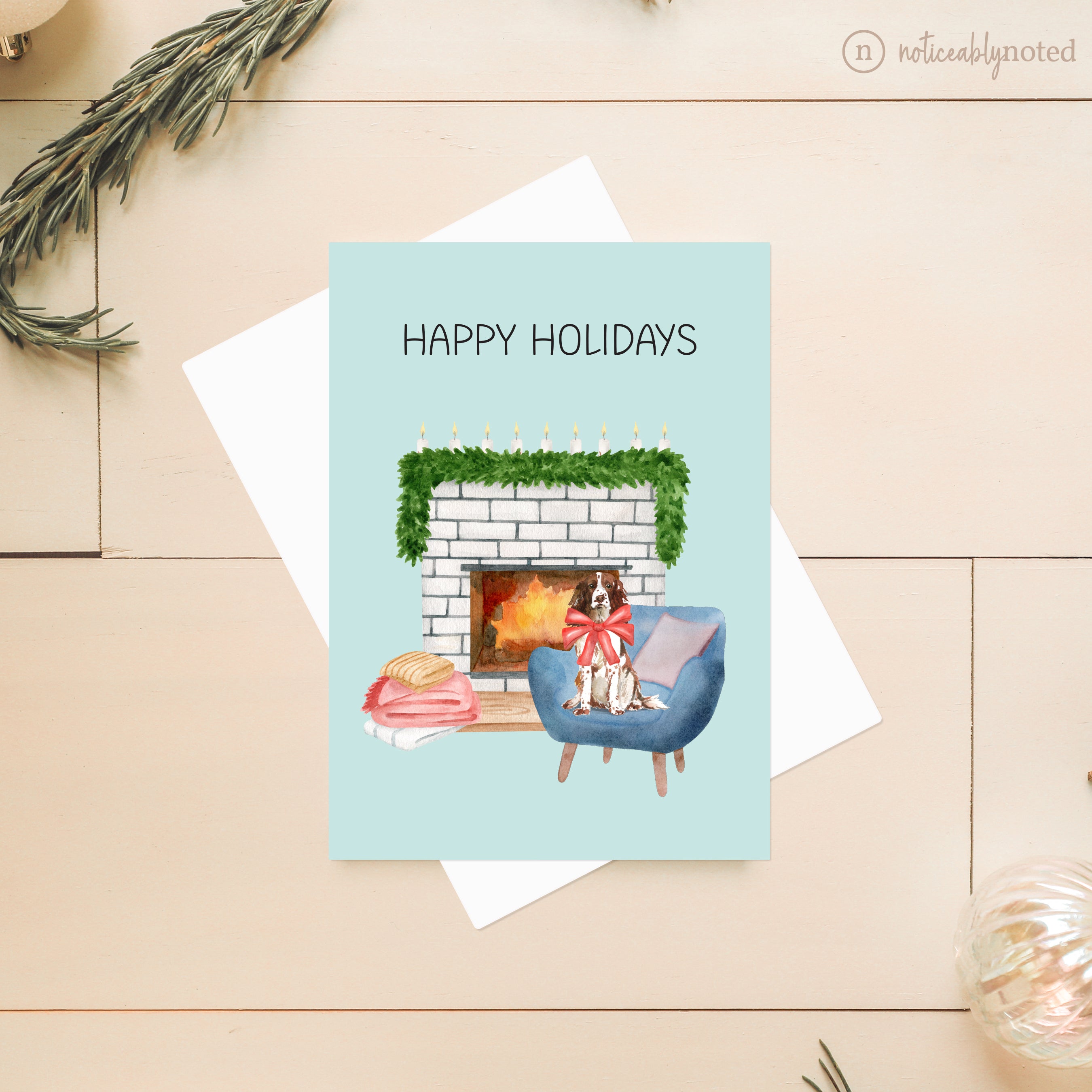 English Springer Christmas Cards – Noticeably Noted