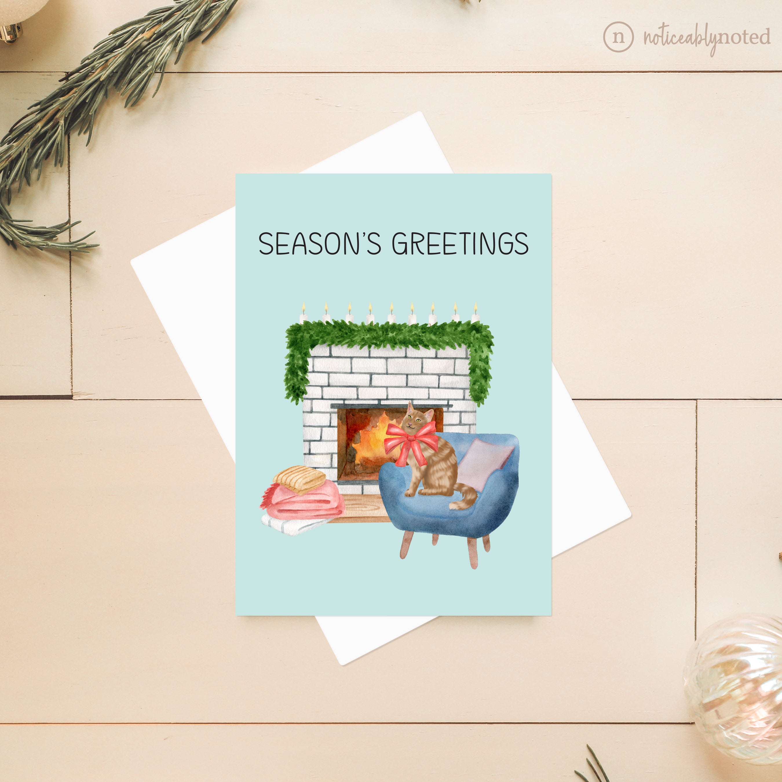 Norwegian Forest Cat Christmas Cards – Noticeably Noted