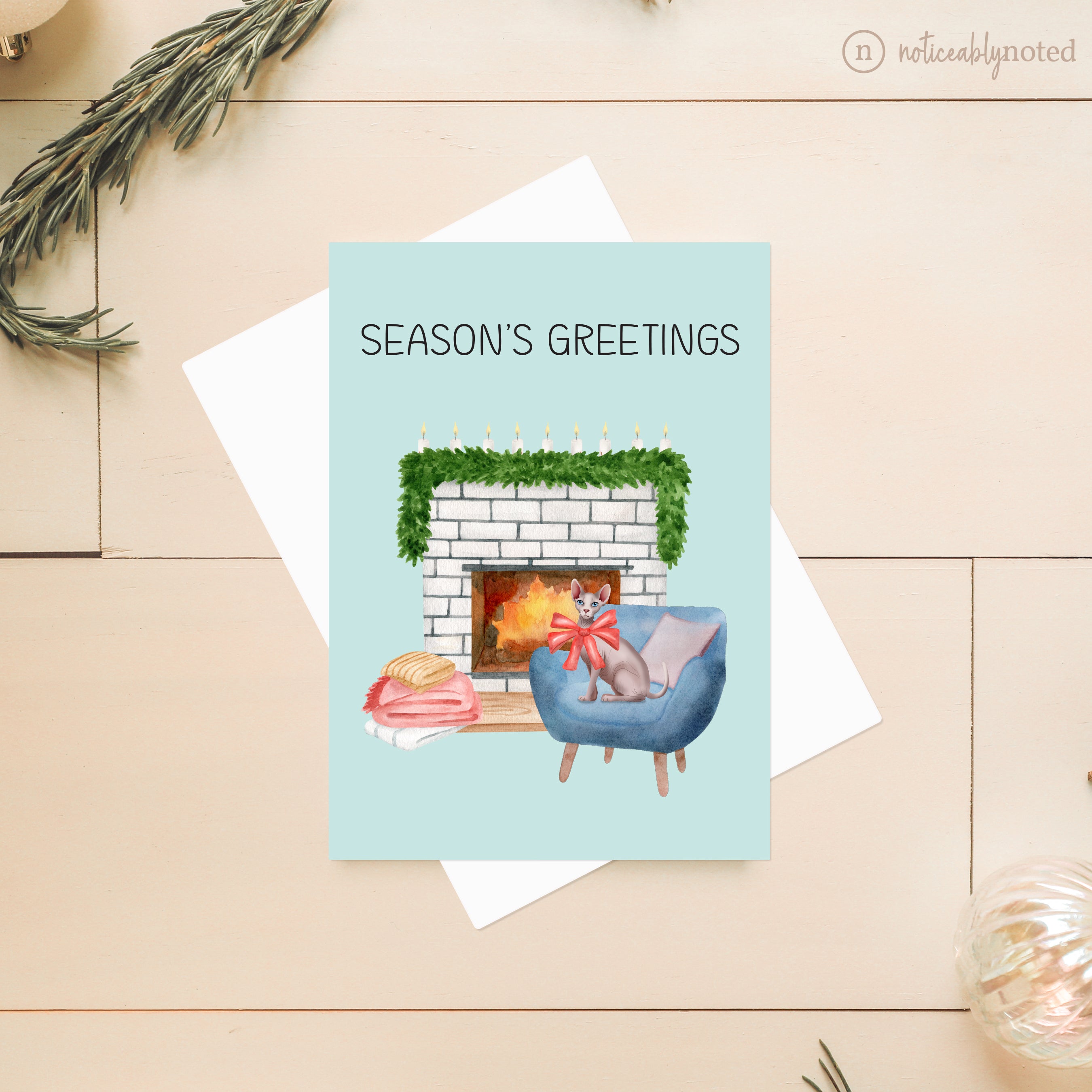 Sphynx Cat Christmas Cards – Noticeably Noted