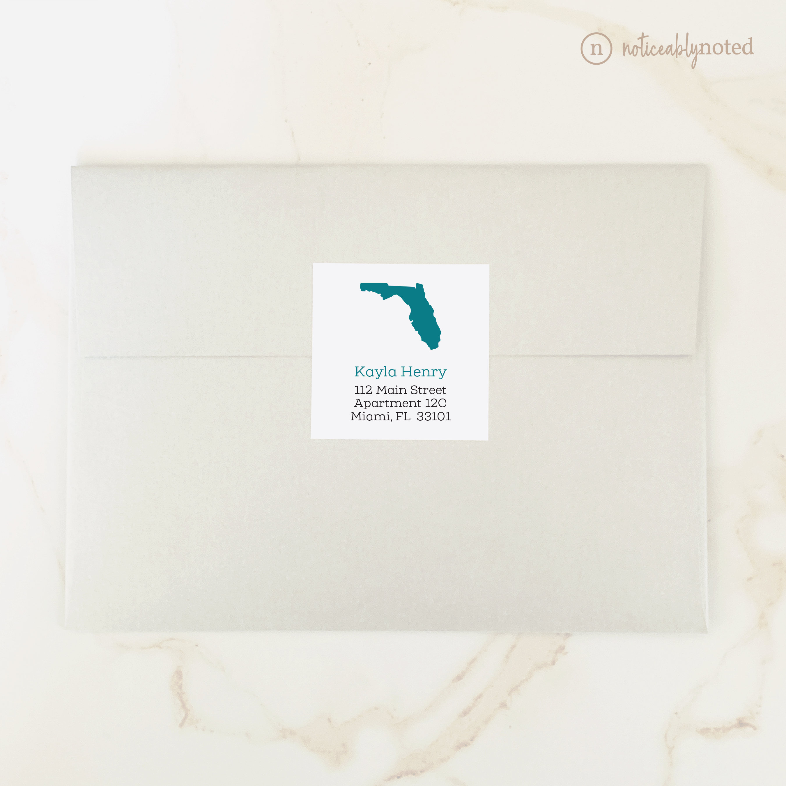 Florida Address Labels – Noticeably Noted